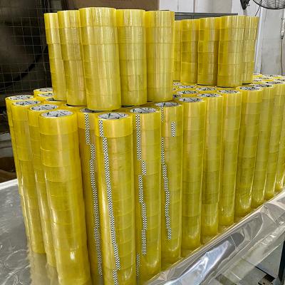 China Clear BOPP Adhesive Sealing Tape High Adhesive Power For Carton Sealing Tape for sale