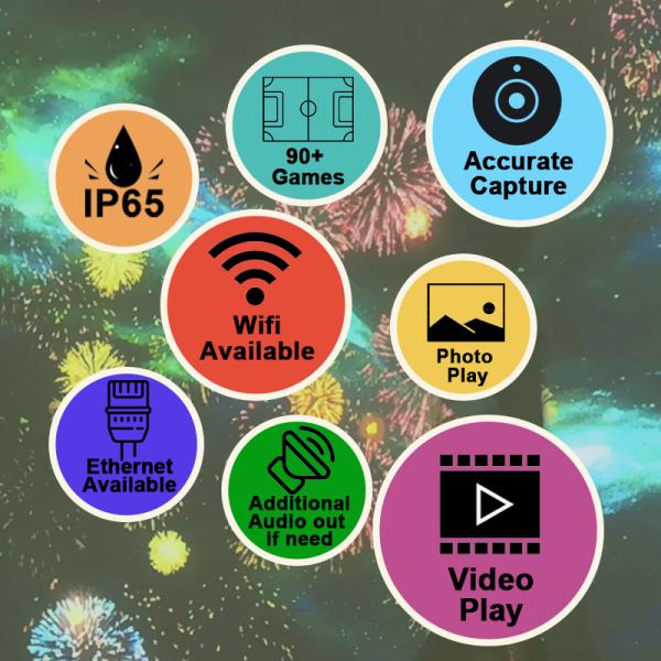Quality 1000LM OUTDOOR INTERACTIVE DIGITAL PROJECTOR WITH EDGE BLENDING for sale
