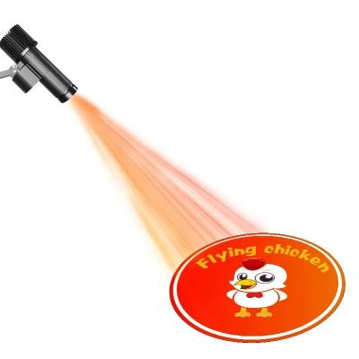 China Adversting Gobo Logo Glass Filter Slide Lens Single Full Color for LED Gobo Projector Light Stage Lighting for sale