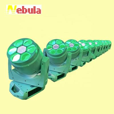 China NEBULA LED 7X40W 4in1 RGBW Zoom Wash Pixel Big Bee Eye  Custom White Housing Stage Moving Head Light for sale