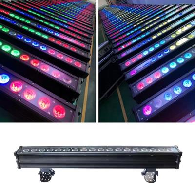China Nebula 18*10W LED RGBW Wall Washer Pixel Outdoor IP65 Waterproof Washing DMX Stage LED Wash Light for sale