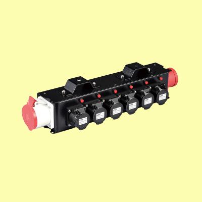 China Nebula PB031 5P 32A CEE Robust Steel Power Distribution Unit Distro Box for Efficient Low Voltage Power Distribution for sale
