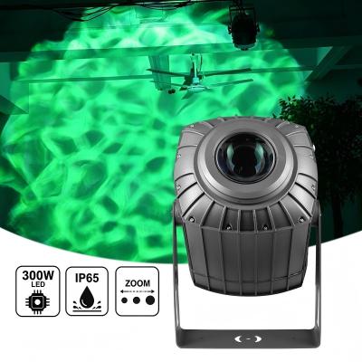 China 300W LED Water Ripple Effect Light Outdoor Motorized Zoom Waterproof Projection Lamp for sale