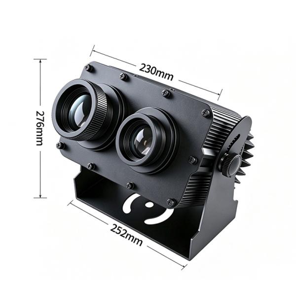 Quality 60W LED Outdoor 2in1 Christmas Gobo Projector Snowflake Pattern Light for sale