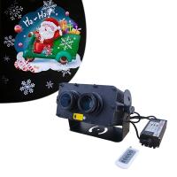 Quality 60W LED Christmas Snowflake Gobo Projector Outdoor Holiday Projection Light for sale
