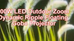 200W LED ZOOM EXTERIOR RIPPLE FLOATING GOBO PROJECTOR