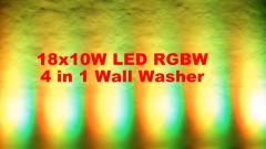 Nebula 18×10W LED RGBW 4 in 1 Wall Washer