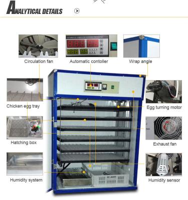 Китай Полностью автоматический инкубатор яйца машины 3000 инкубатора цыпленоков продается