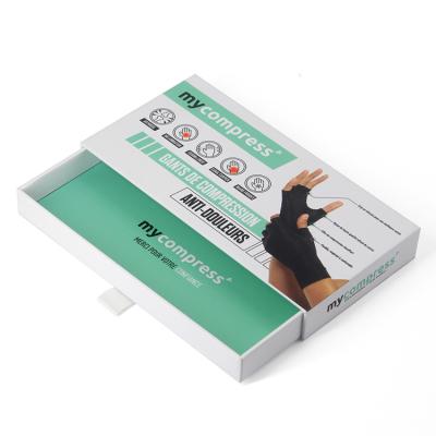 Cina Cassetto su ordinazione della carta di Logo Print che fa scorrere la scatola d'imballaggio del guanto minuscolo in vendita