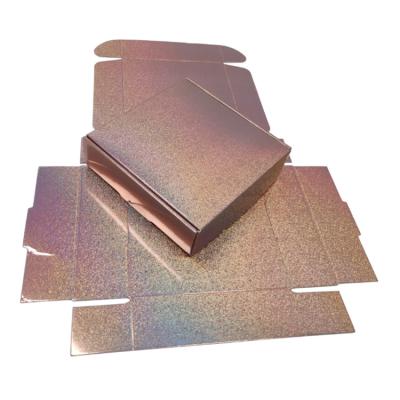 Cina Scatola di spedizione olografica di pacchetto dei cosmetici del laser della scatola di carta del partito del regalo dell'ologramma della stampa su ordinazione di logo in vendita