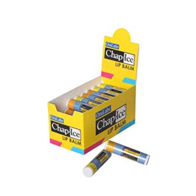 Cina Scatole di presentazione d'imballaggio del prodotto su ordinazione di Logo Printed Lip Balm Cosmetic in vendita