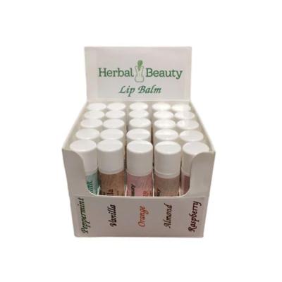Cina Scatole di presentazione d'imballaggio del prodotto su ordinazione di Logo Printed Lip Balm Cosmetic in vendita