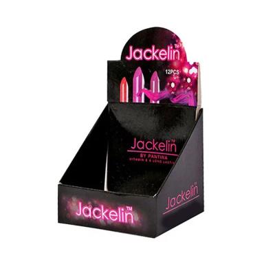 Cina Scatole di presentazione d'imballaggio del prodotto su ordinazione di Logo Printed Lip Balm Cosmetic in vendita