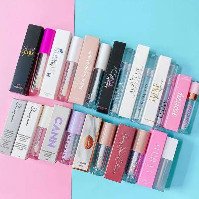 China Cajas de regalo de empaquetado personalizadas de la barra de labios de la caja del lustre del labio del paquete del lustre de encargo del labio en venta