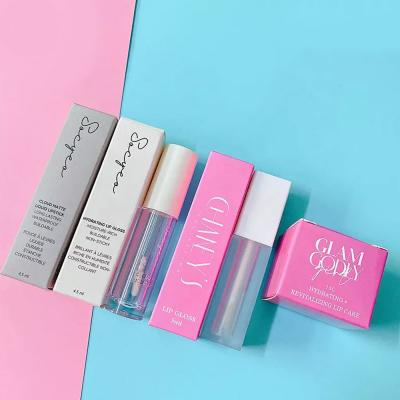 中国 個人化されたlipgloss箱の注文の口紅の束の唇の光沢の包装のギフト用の箱 販売のため