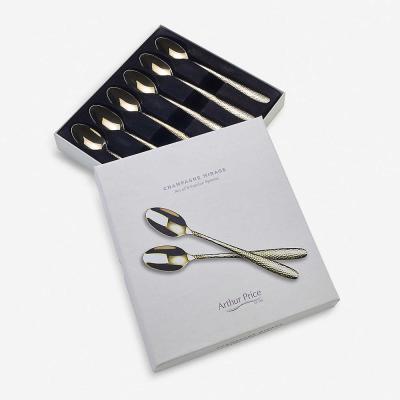 Cina Confezione regalo personalizzata per coltello da chef di burro in cartone Confezione regalo Cucchiai vuoti Forchette e coltelli in vendita