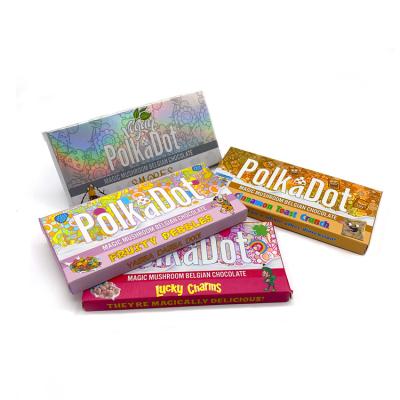 Cina Scatola d'imballaggio magica olografica della barra di cioccolato del fungo di stampa su ordinazione di logo in vendita