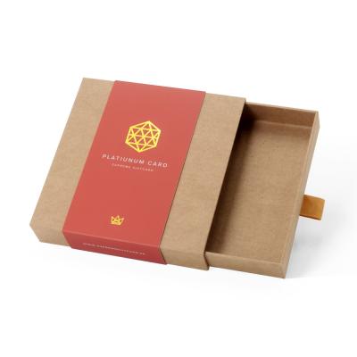 Cina Imballaggio rigido riciclato amichevole del contenitore di gioielli del cassetto della carta kraft di Eco di stampa offset su ordinazione in vendita