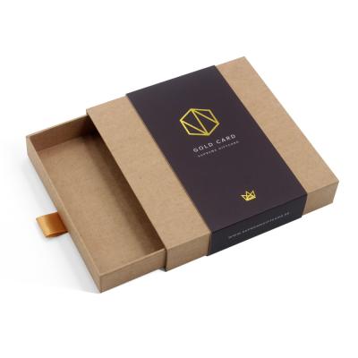 Cina Imballaggio rigido riciclato amichevole del contenitore di gioielli del cassetto della carta kraft di Eco di stampa offset su ordinazione in vendita