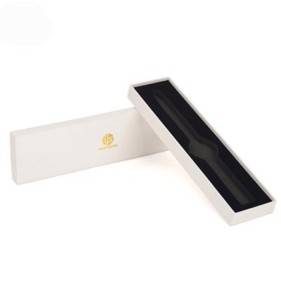 中国 注文のロゴの贅沢で白い長いペーパー腕時計のギフト用の箱の包装 販売のため
