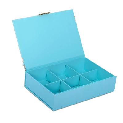 Cina Contenitore di regalo di lusso su ordinazione del Mooncake del dolce della luna che imballa con 6 compartimenti in vendita
