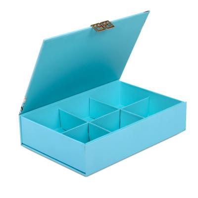 Cina Contenitore di regalo di lusso su ordinazione del Mooncake del dolce della luna che imballa con 6 compartimenti in vendita