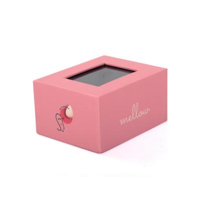 Cina Disegno personalizzato Prodotto di lusso rosa Imballaggio Scatole trasparenti chiare Per imballaggio regalo in vendita
