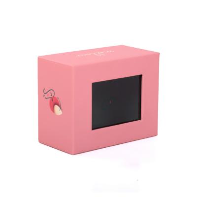 Cina Disegno personalizzato Prodotto di lusso rosa Imballaggio Scatole trasparenti chiare Per imballaggio regalo in vendita