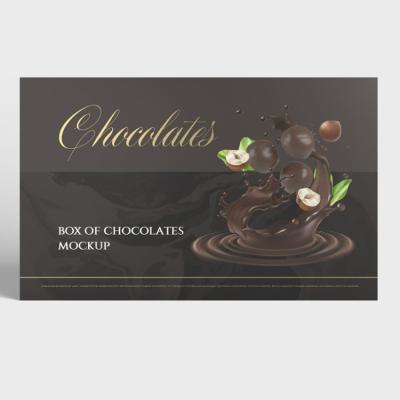 Cina Stampa su misura di lusso Belga di cioccolato Praline Box Materiale cartonato in vendita