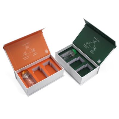 Cina personalizzare l' imballaggio della scatola regalo magnetica per la bottiglia del supplemento in vendita
