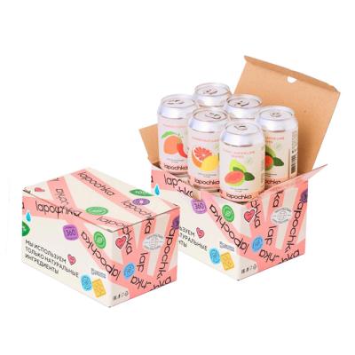 Cina Cartone con logo personalizzato 6 12 confezioni di bevande, bevande, birre, lattine di spedizione in vendita