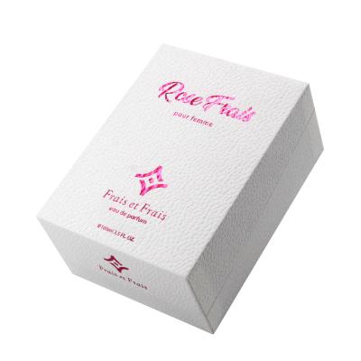 Cina Logo personalizzato Bottiglia di imballaggio per profumi in carta texturizzata premium Scatola con schiuma EVA in vendita
