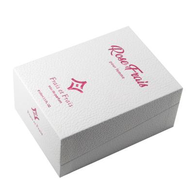 Cina Logo personalizzato Bottiglia di imballaggio per profumi in carta texturizzata premium Scatola con schiuma EVA in vendita