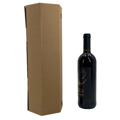 Cina Imballaggio per bottiglie di vino rosso ondulato su misura in vendita