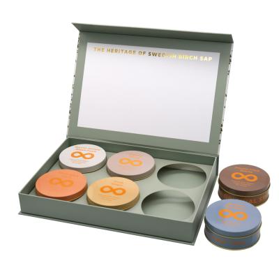 Cina Custom Magnetic Luxury Tin Tea Set Imballaggio Scatola regalo in vendita