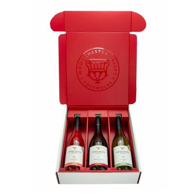 中国 オーダーメイドデザイン ワインボトル 包装 配送 メールボックス 販売のため