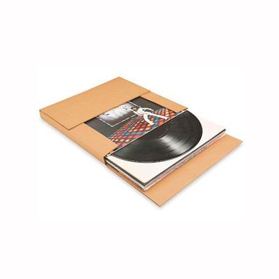 China Benutzerdefinierte Vinylplatte Selbstversiegelung Reißverschluss Mailer Versandbox zu verkaufen