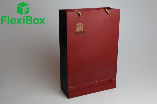 Quality Luxury Custom Brand Visual Paper Tote Bag with Reinforced Bottom Structure and for sale