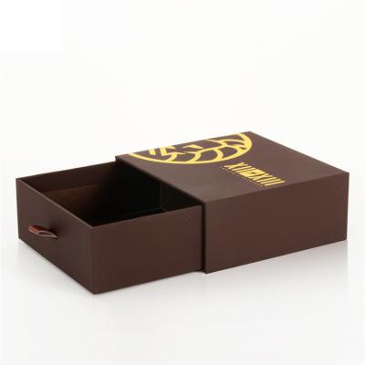 Cina Piccolo fatto a mano riciclato di carta di lusso del contenitore di regalo con stagnola su ordinazione che timbra logo in vendita
