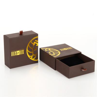 Cina Piccolo fatto a mano riciclato di carta di lusso del contenitore di regalo con stagnola su ordinazione che timbra logo in vendita
