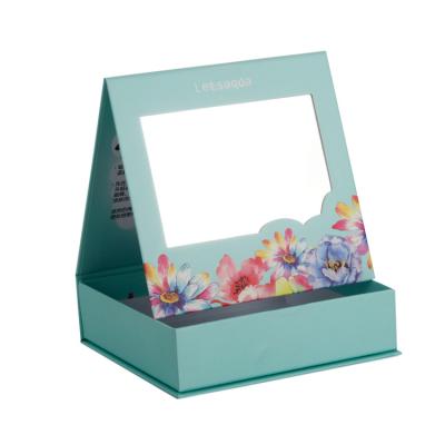 Cina Piccolo contenitore di regalo magnetico rigido variopinto, contenitori di regalo decorativi con l'inserzione dello specchio in vendita