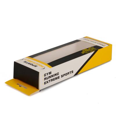 China Het Document van de ivoorraad Douane Gedrukt Verpakkend Vakje voor de Riem van de Sportenzak Te koop