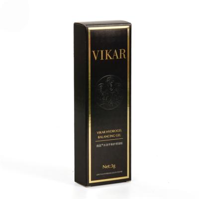 China Caixa de empacotamento cosmética do papel preto da cor para a impressão a cores completa do produto de Skincare à venda