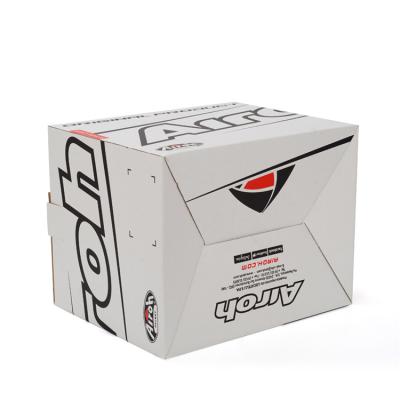 China Custom Folding Corrugated Cardboard Box , Corrugated Cardboard Shipping Boxes for sale