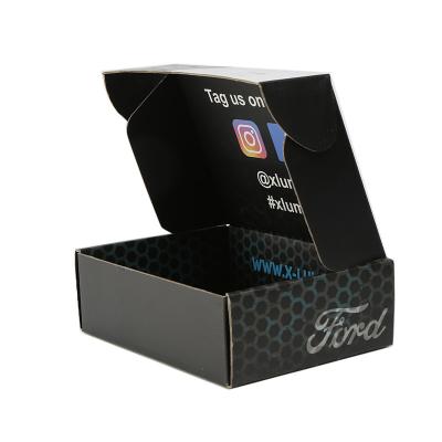 Cina La sottoscrizione su ordinazione di colore nero inscatola la stampa di logo per la confezione per la vendita al dettaglio in vendita