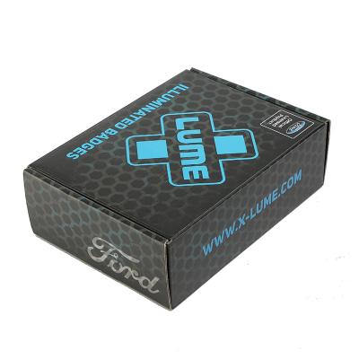 China La suscripción de encargo del color negro encajona la impresión del logotipo para el empaquetado al por menor en venta