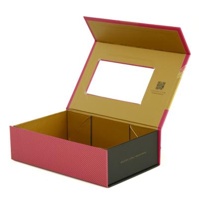 Cina Colore che giallo a forma di libro pieghevole di carta rigido del contenitore di regalo il vostro proprio logo accetta in vendita