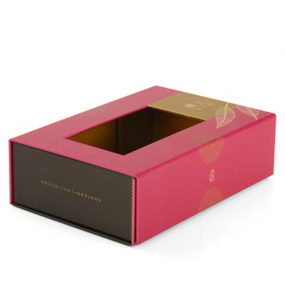 Cina Colore che giallo a forma di libro pieghevole di carta rigido del contenitore di regalo il vostro proprio logo accetta in vendita