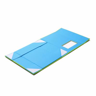 Cina Contenitore di regalo pieghevole del magnete della carta durevole del cartone con la dimensione di abitudine della finestra in vendita