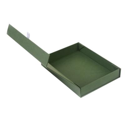 中国 緑磁気ペーパー ギフト用の箱の注文のロゴ/折り畳み式の板紙箱 販売のため